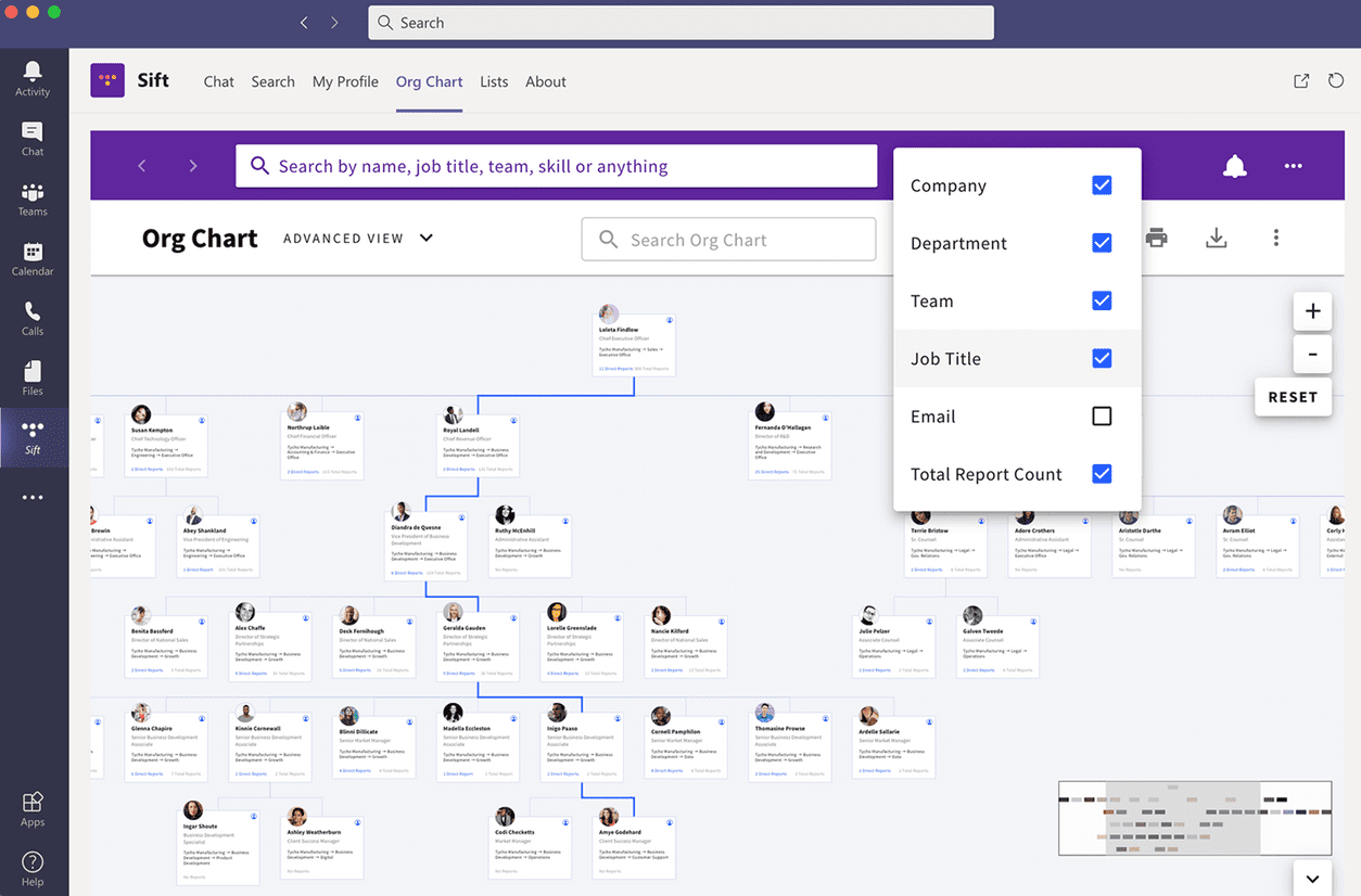 A Better Org Chart to Find Colleagues Faster