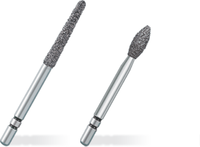 Two Striper® BLACK - Super Coarse Ultra Premium Diamond Burs