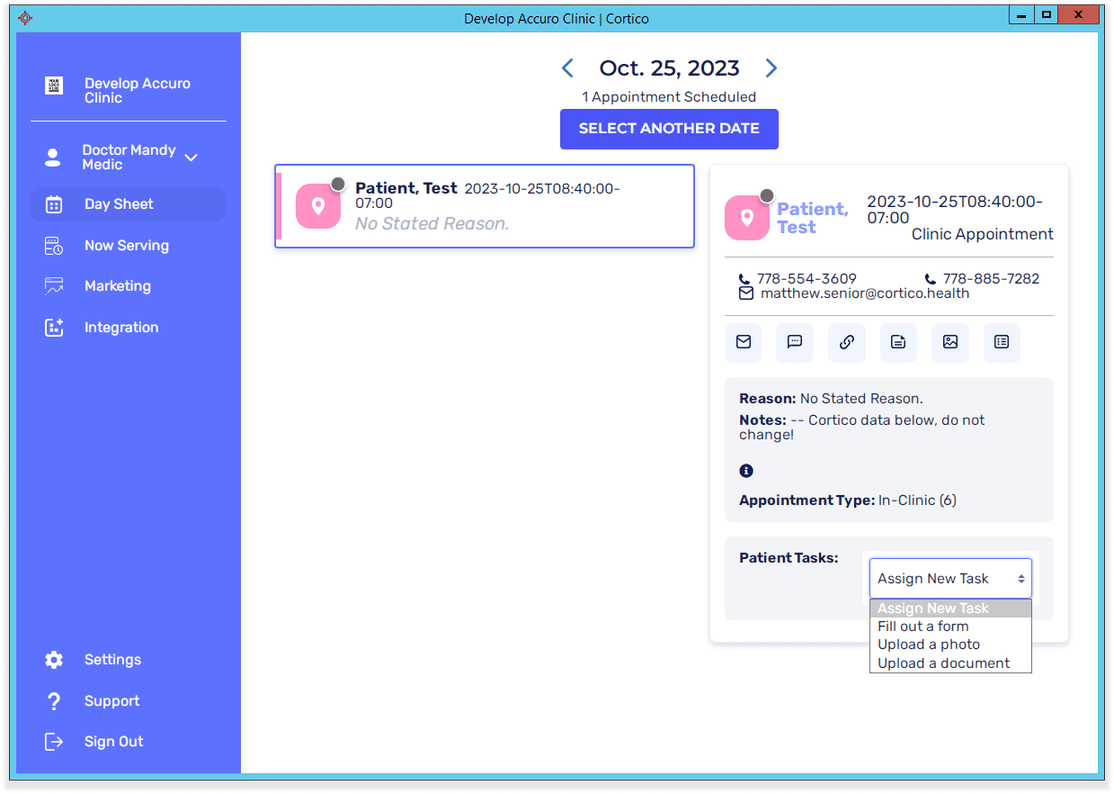 Practice Management Software for Accuro EMR | Cortico Health