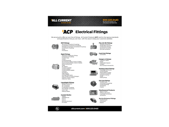 ACP Grounding Electrical Fittings | All Current