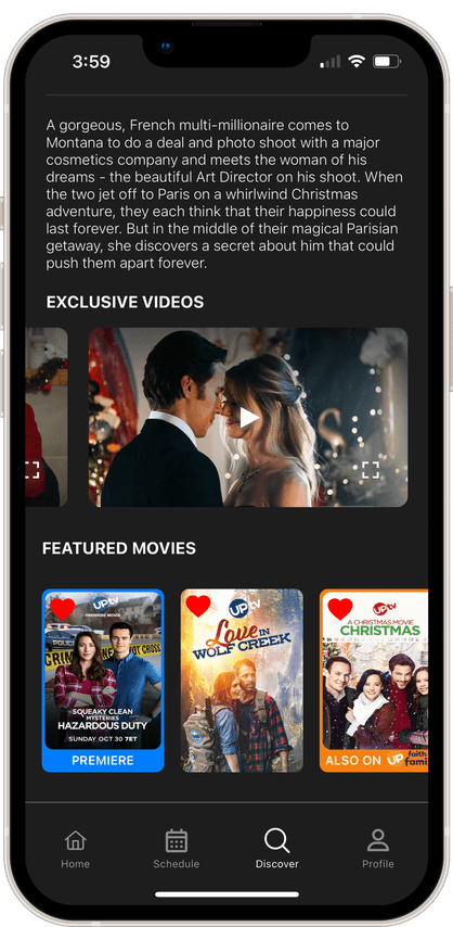 Download the FREE My UPtv app for iOS and Android