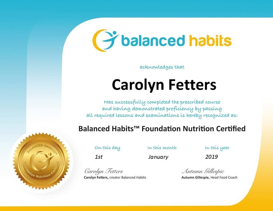 Earn Your Nutrition Certification
