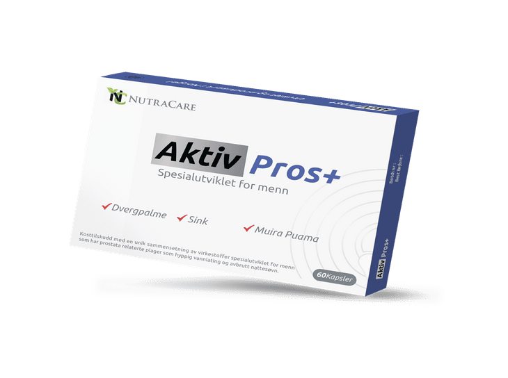 Aktiv Pros+ opprettholder naturlige testosteronnivåer i blodet