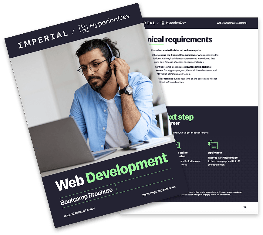 Web Development Online Bootcamp | 3-6 Months | Imperial College London