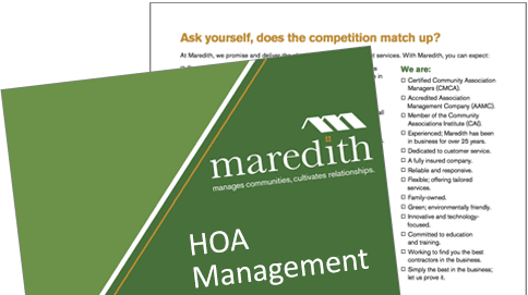 Download: HOA Management eBrochure – Maredith Management