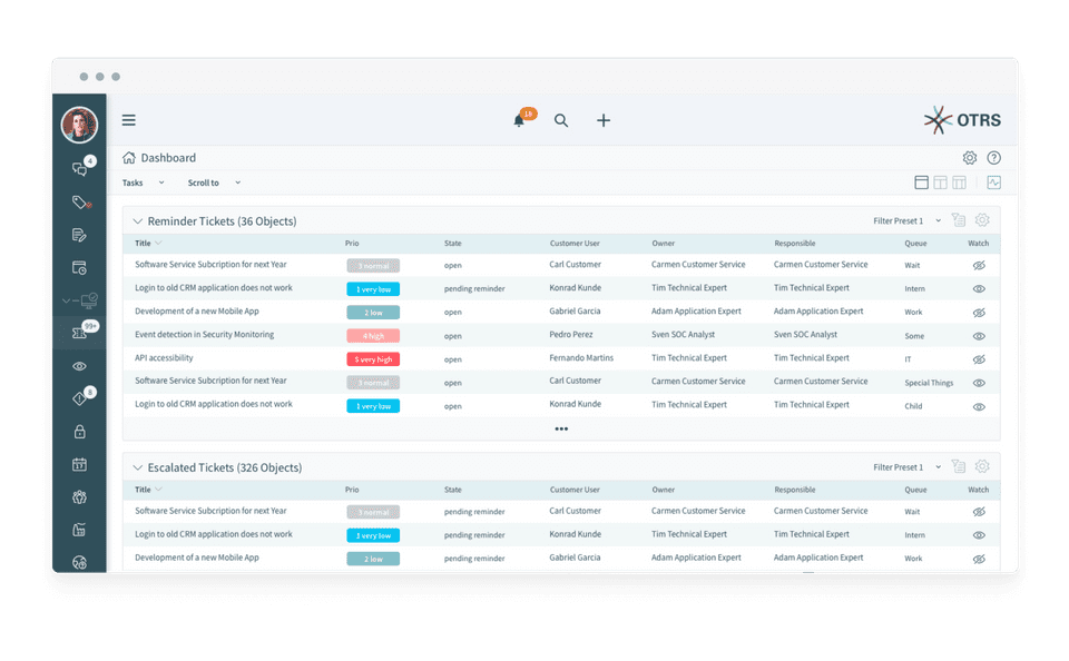 desde enero de 2021 ya no se publican actualizaciones ni correcciones de seguridad en otrs ...