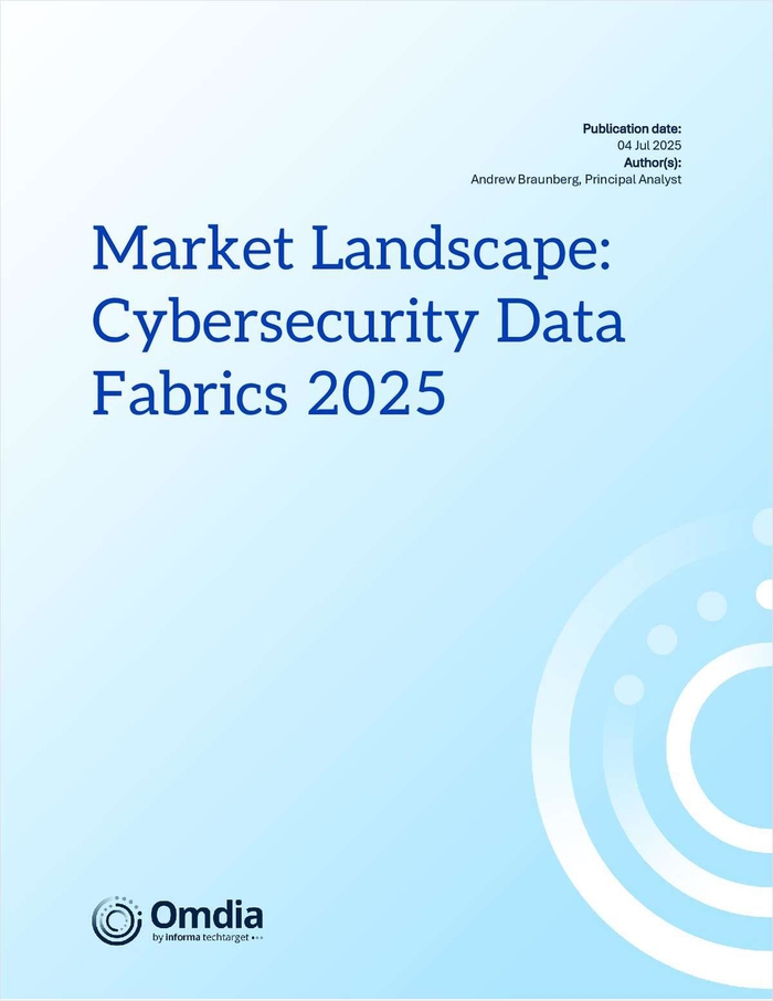 Cybersecurity data fabrics - Insights from Omdia Market Landscape and ...
