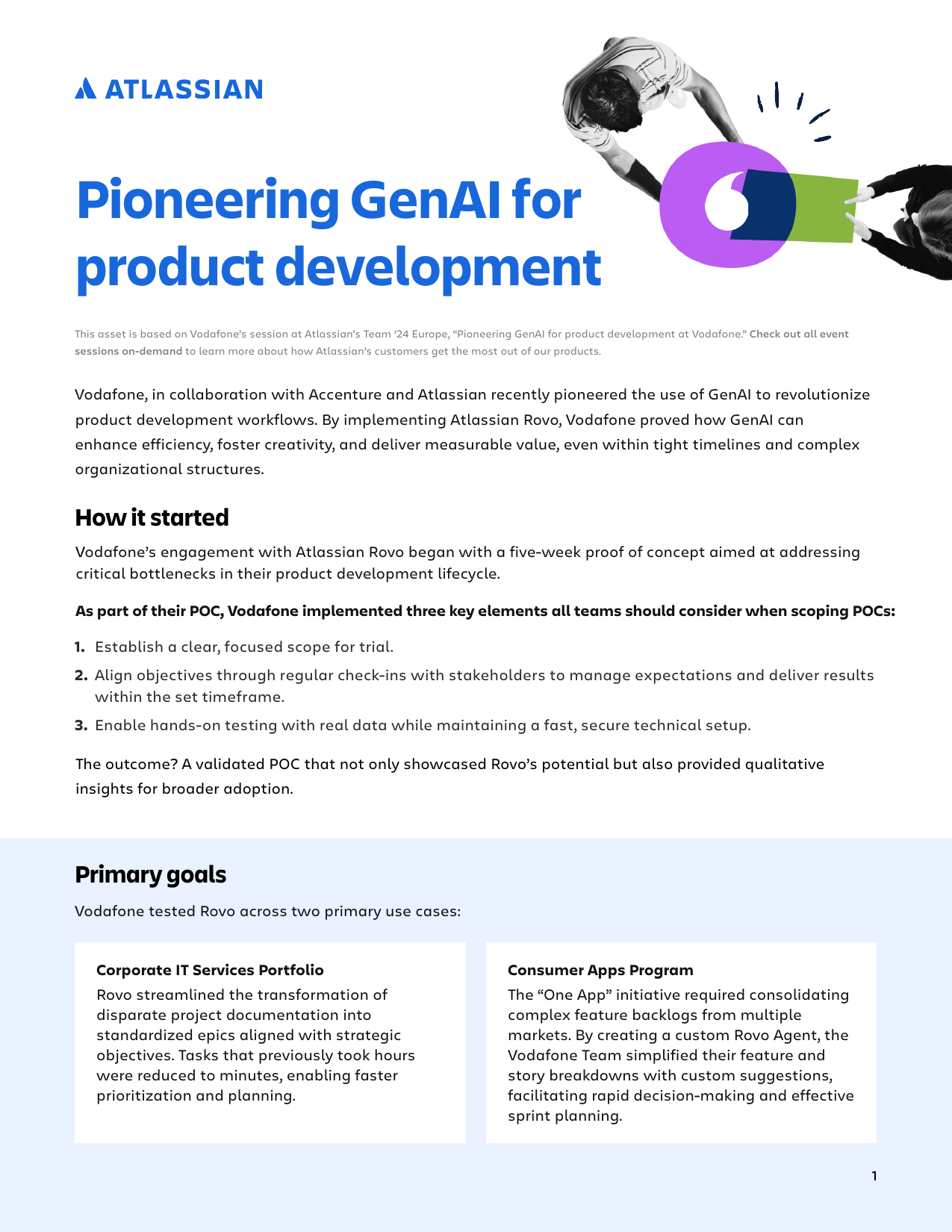 Pioneering GenAI for product development
