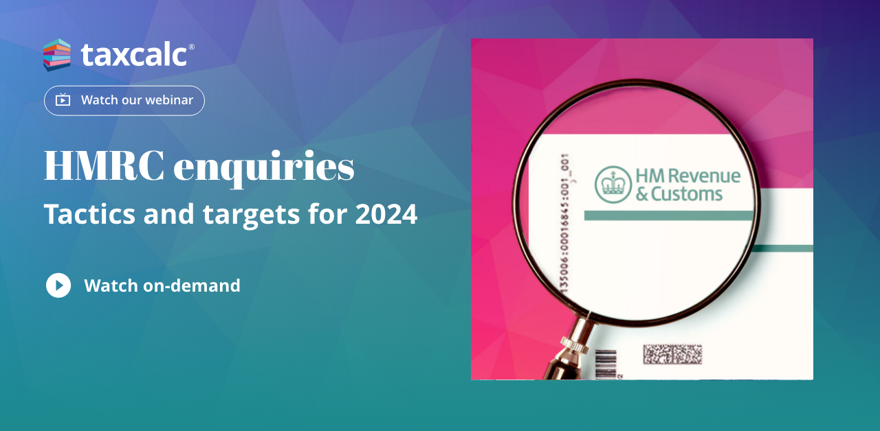 On-demand: HMRC enquiries - tactics and targets for 2024