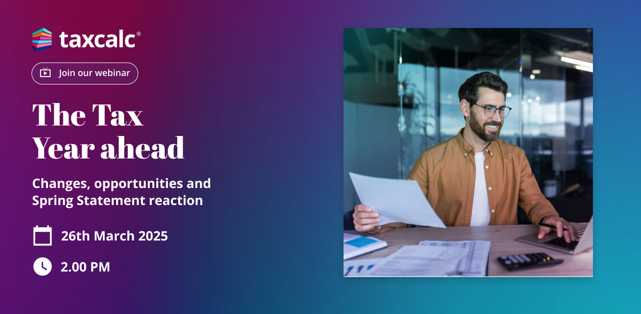 Webinar: The Tax Year Ahead