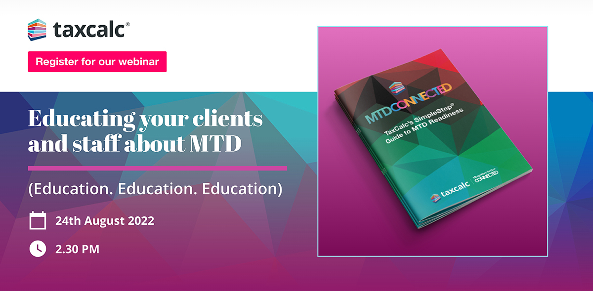 Webinar: Educating your clients and staff about MTD