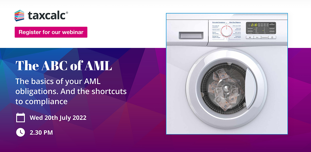 Webinar: The ABC of AML - TaxCalc
