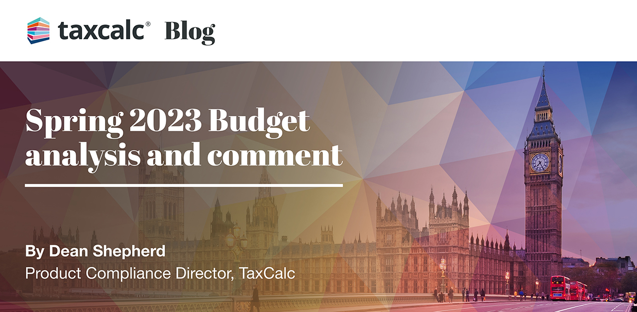 Spring Budget 2023 analysis and comment - TaxCalc - TaxCalc