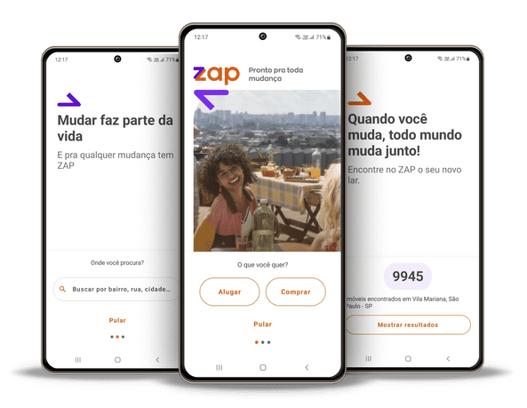 A vida é feita de fases, pra cada uma delas mude com ZAP!