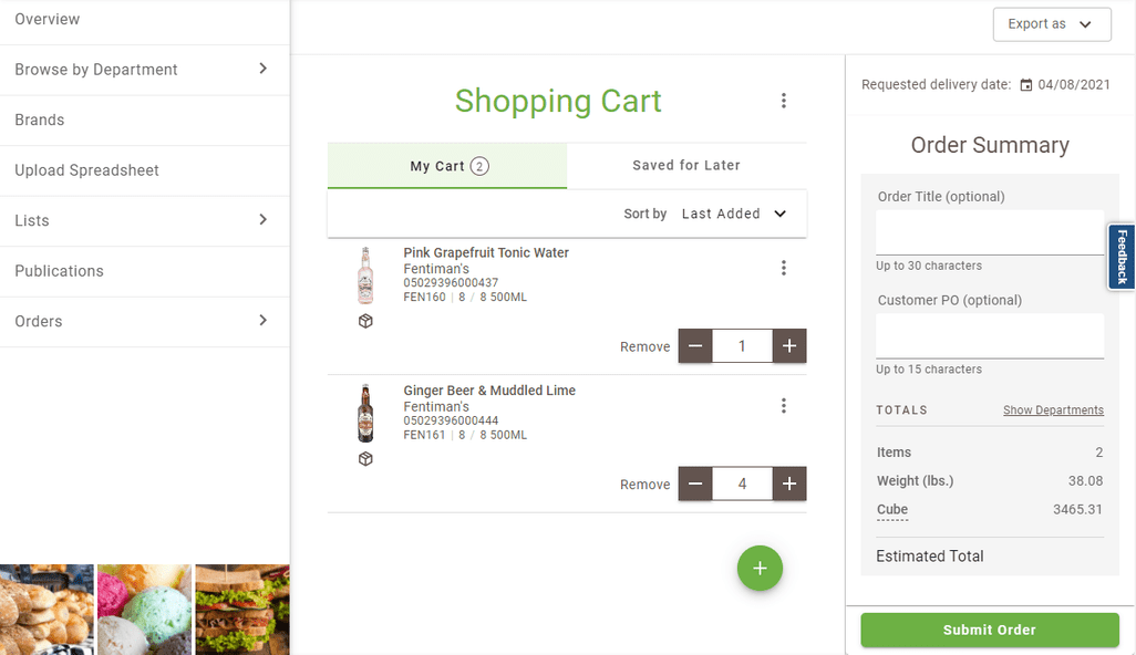 I am a big fan! myUNFI makes my ordering process with UNFI a breeze.