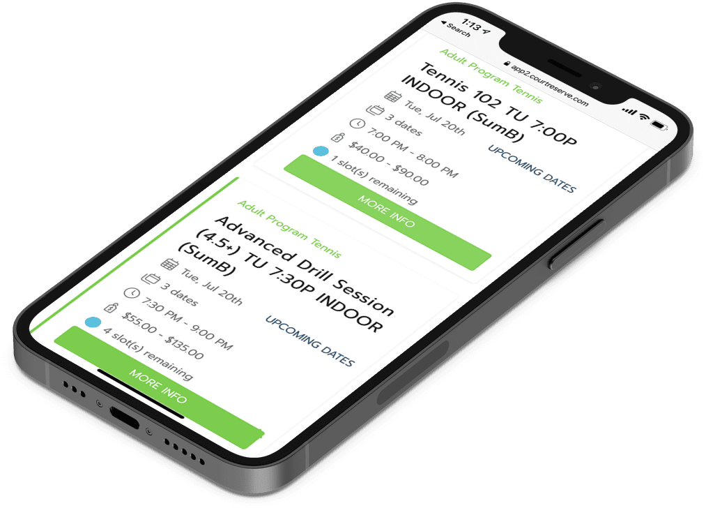 Club Management & Court Reservation Software - CourtReserve