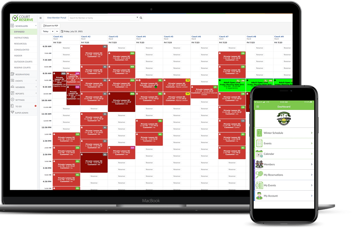 Club Management & Court Reservation Software - CourtReserve