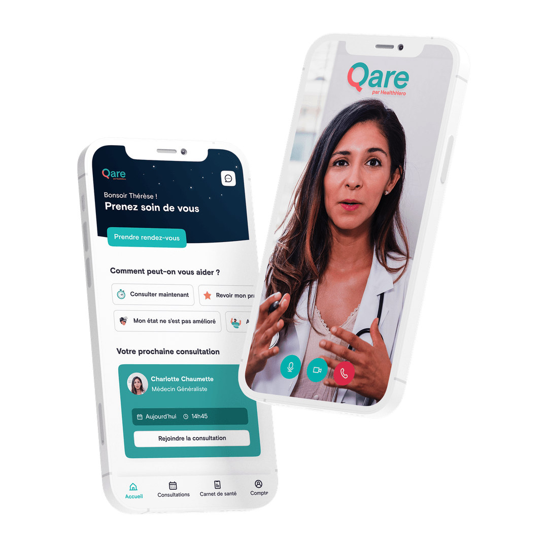 Qare - Téléconsultation Medecin en Ligne 7j/7