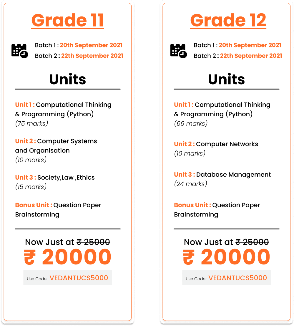 Batch 1 : 5th October 2021