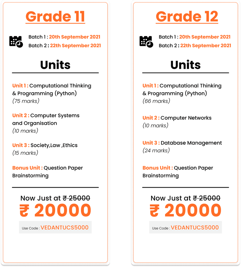 Batch 1 : 5th October 2021