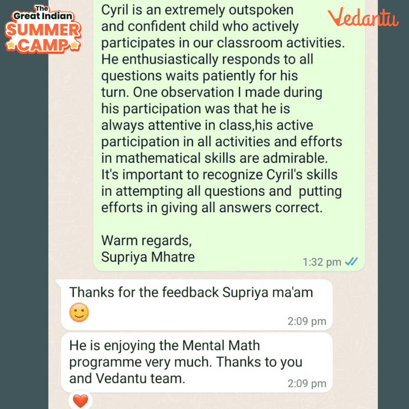 Students showcasing their math skills by sending us videos of the quick ...