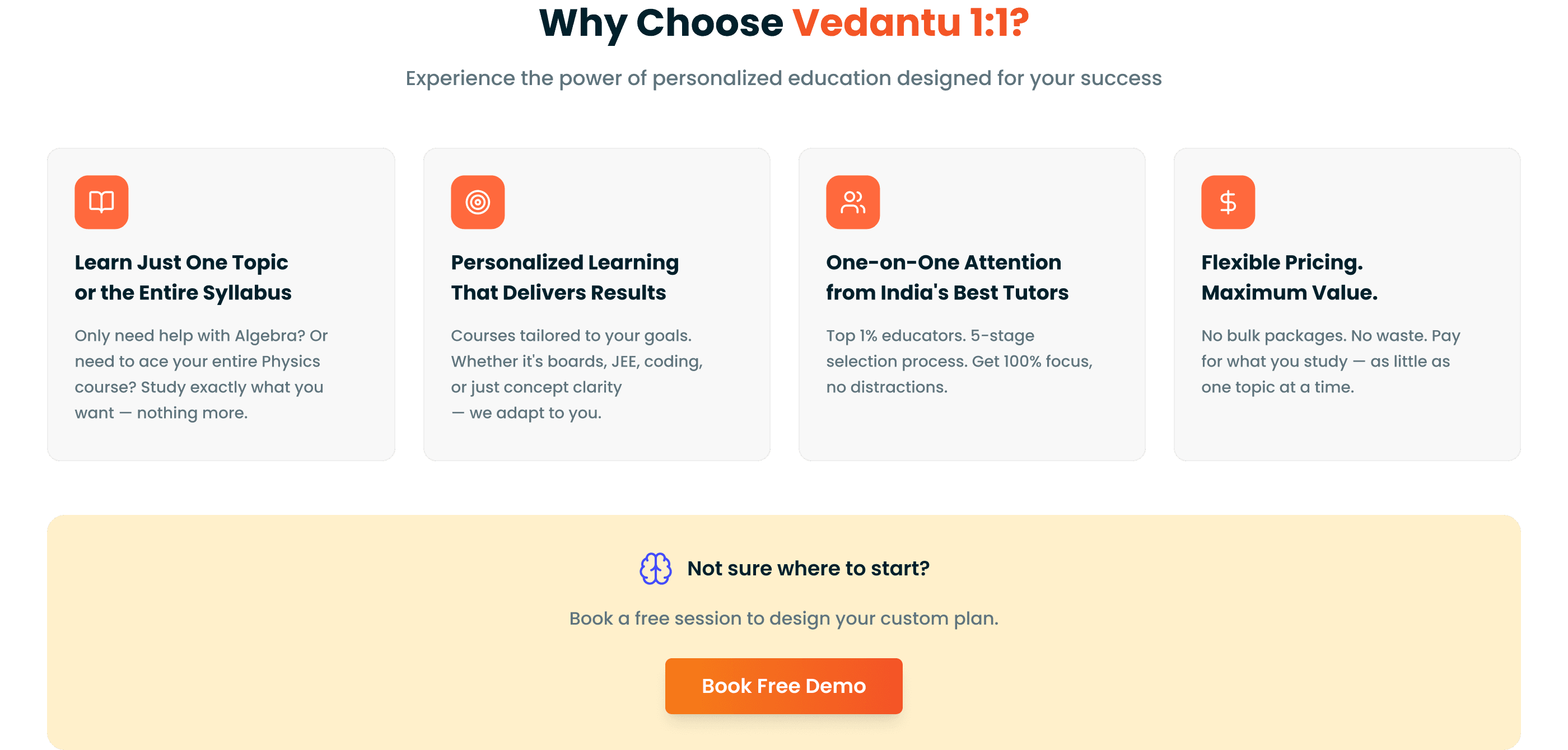 Vedantu One to One Live Private Tuition