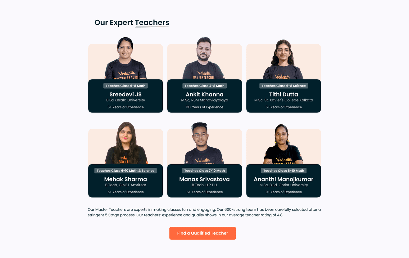 Vedantu One to One Live Private Tuition