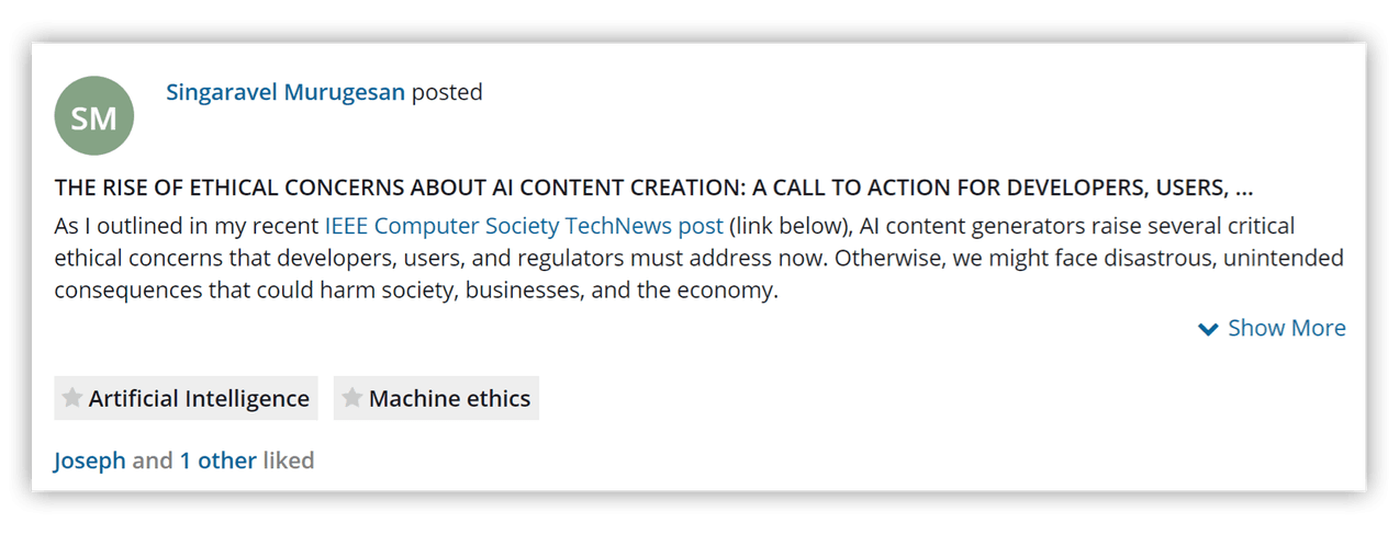 Artificial Intelligence Community Spotlight | IEEE Collabratec