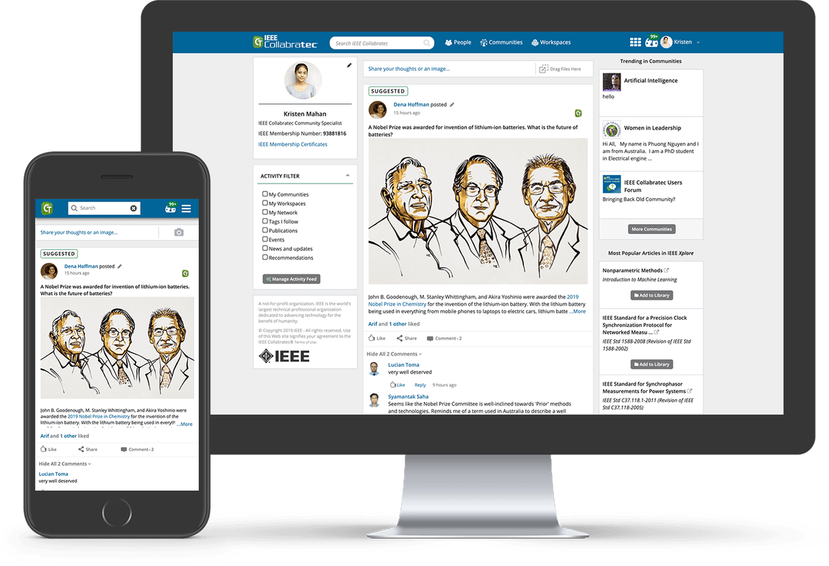 IEEE Collabratec: Engineered to help you discover, connect and collaborate