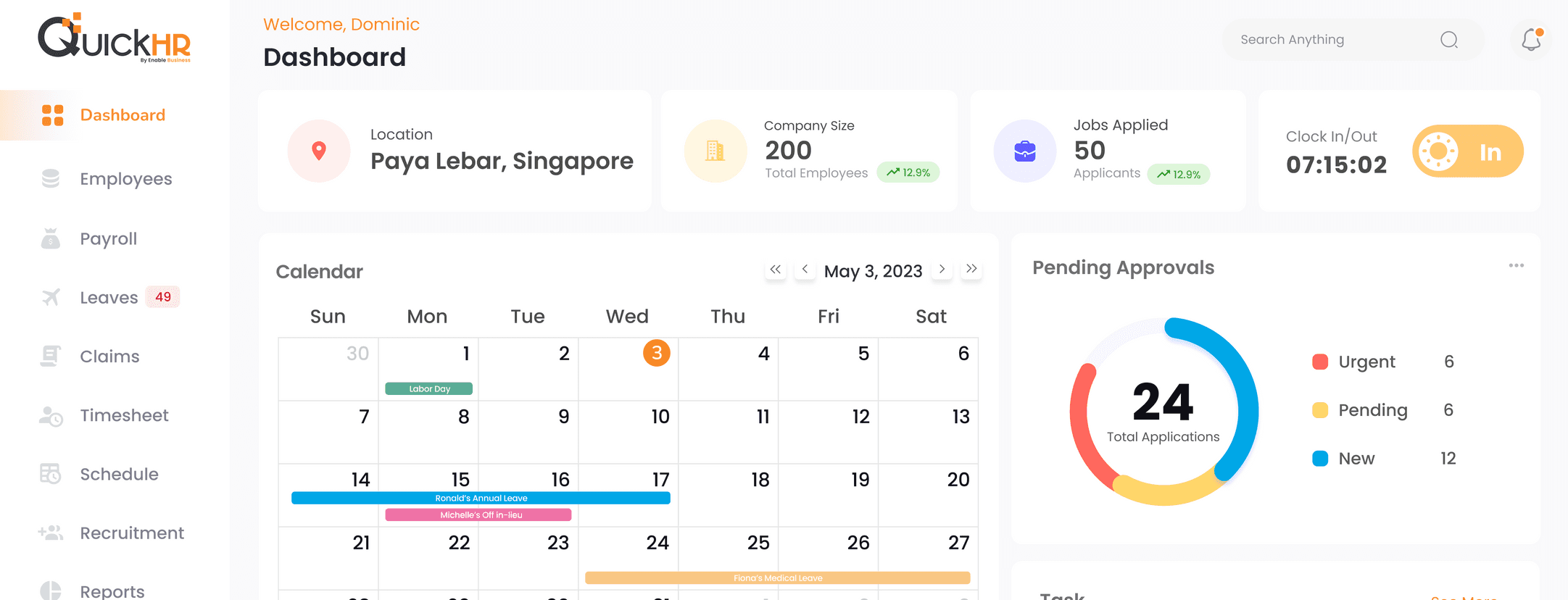 Award-Winning HR Software Singapore - Book a Demo | QuickHR