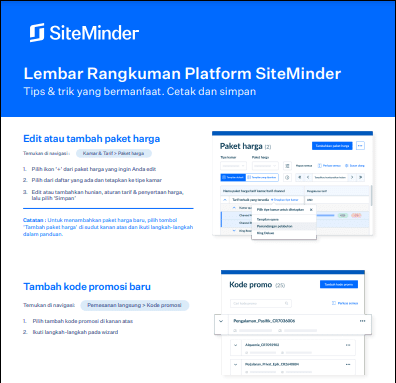 SiteMinder. Take your hotel to the next level.