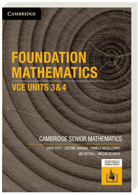 Cambridge Senior Mathematics VCE FOUNDATION
