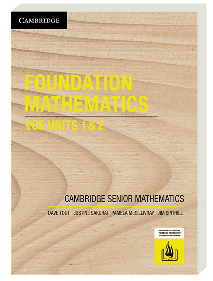 Cambridge Senior Mathematics VCE FOUNDATION