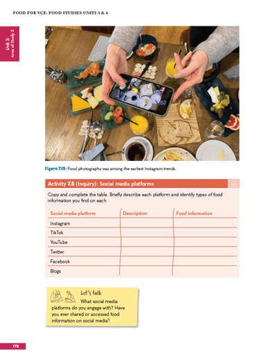 Food for VCE: Food Studies