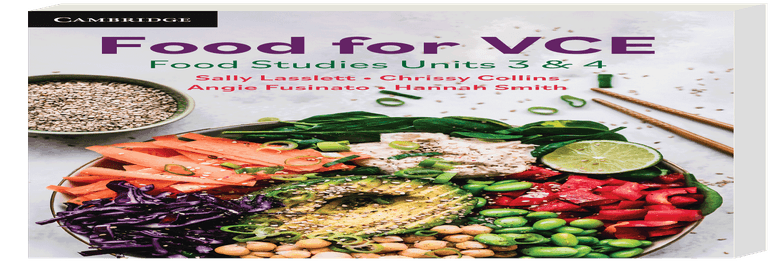 Food for VCE: Food Studies