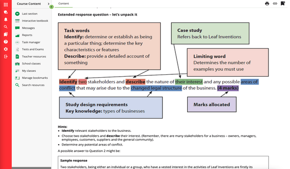 Cambridge VCE Business Management