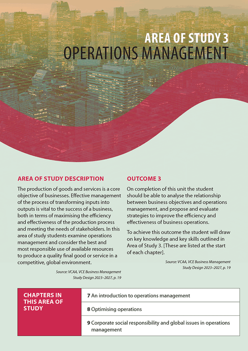 Cambridge VCE Business Management
