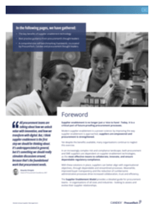 Candex - Modernising Supplier Enablement