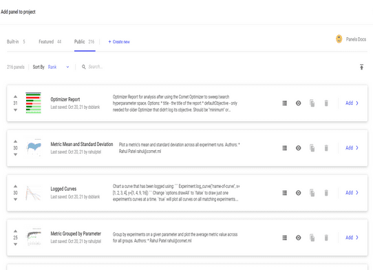 Comet's Innovative ML Products