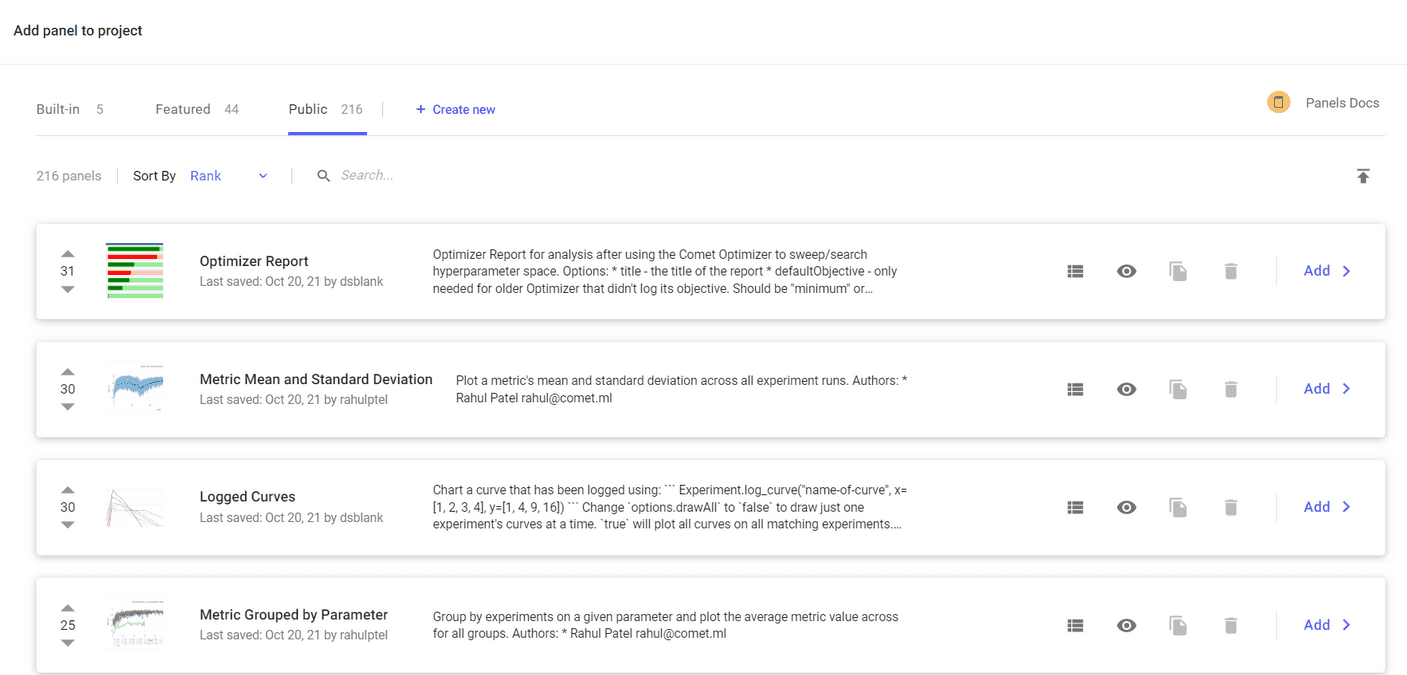 Comet's Innovative ML Products