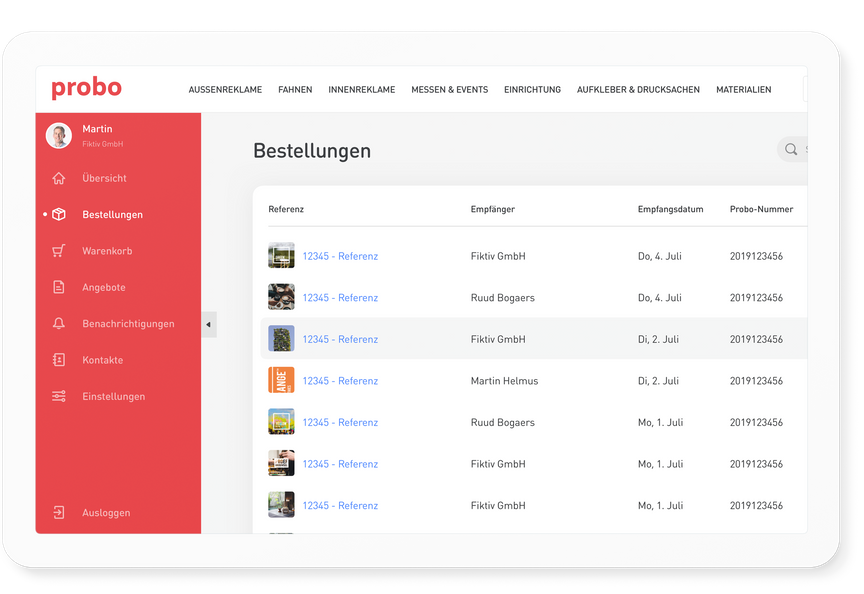 Probo.de - Neue Plattform