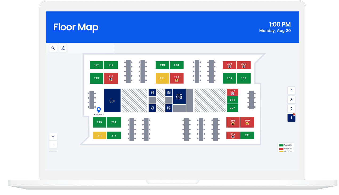 Appspace Space Reservation | Find & Book Rooms, Desks & More