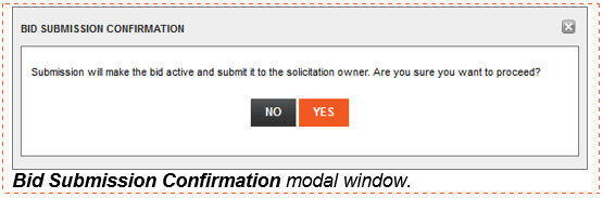 Electronic Bid Submission