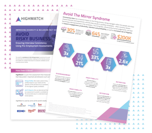 Improving Diversity and Inclusion Fact Sheet | HighMatch