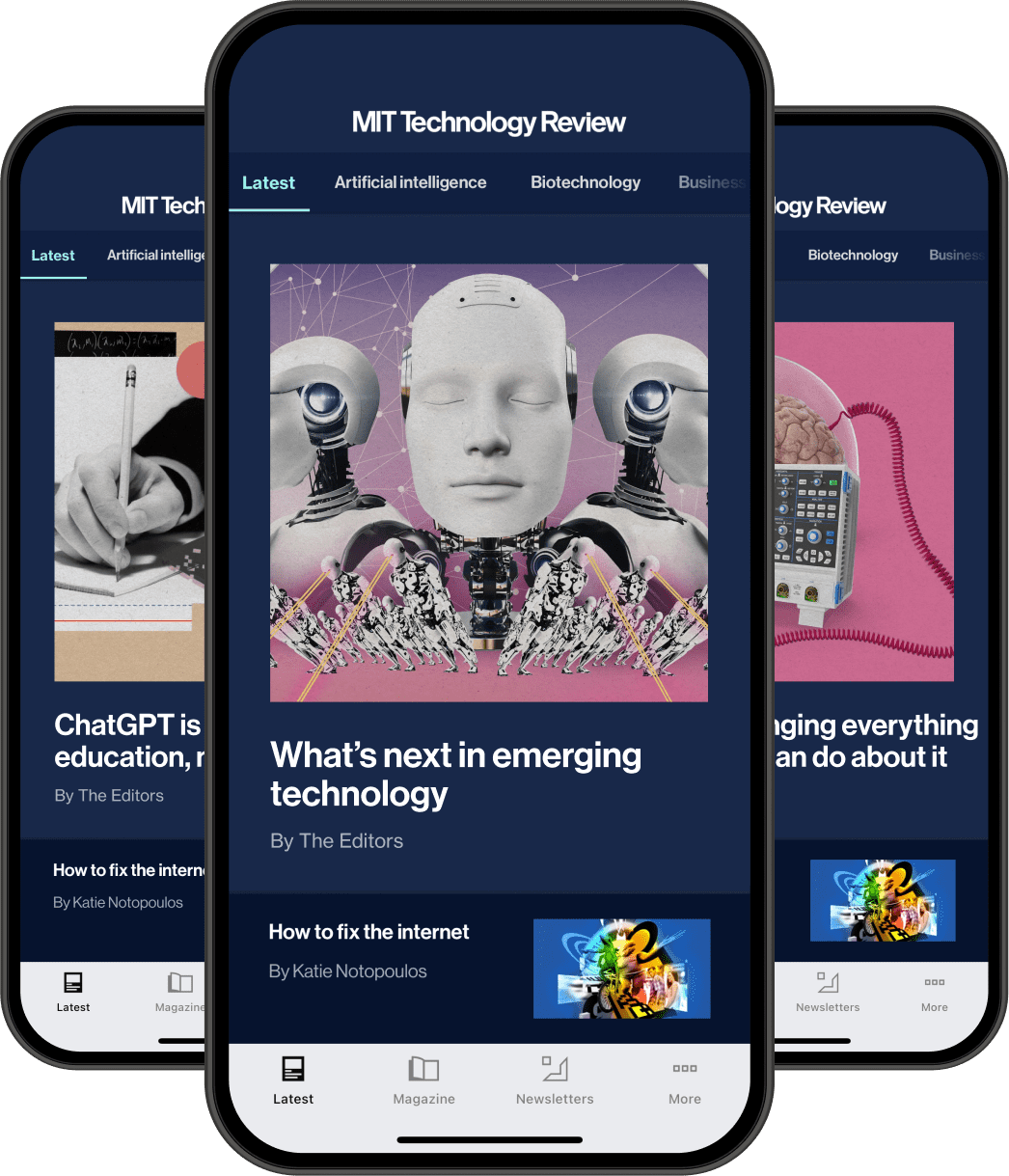 MIT Technology Review App | Be at the forefront of emerging technology