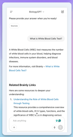 Biology AI Solver by Brainly | Biology Homework Helper