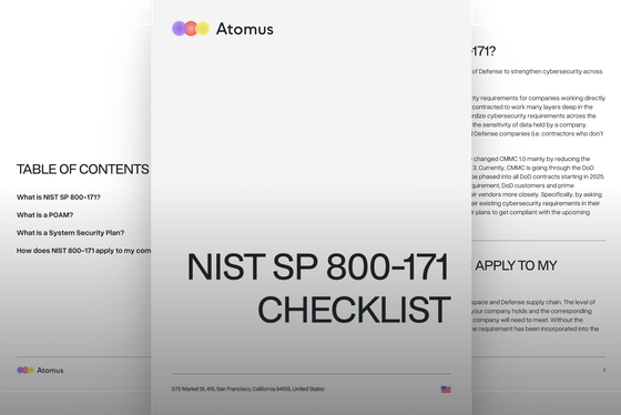 FREE NIST 800-171 Compliance Checklist
