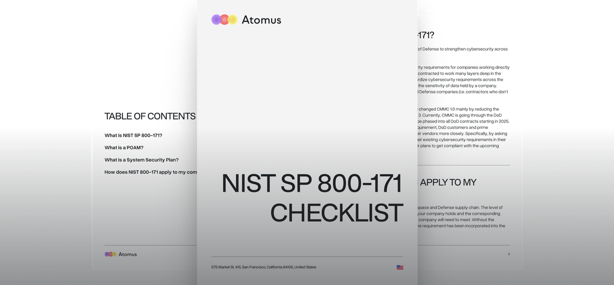 FREE NIST 800-171 Compliance Checklist