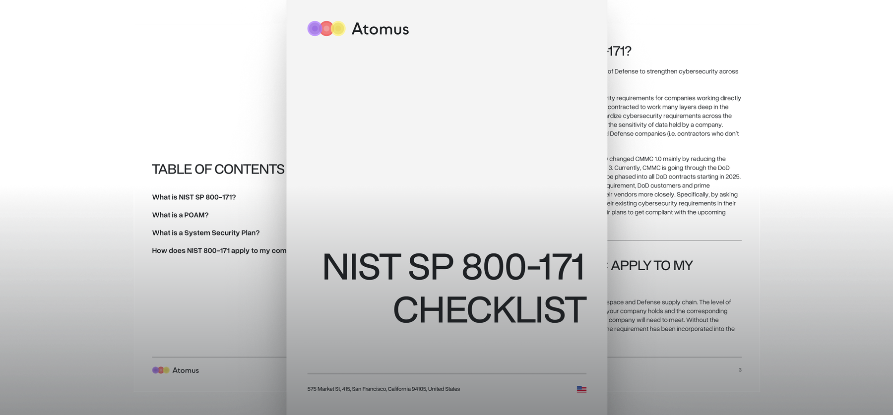 FREE NIST 800-171 Compliance Checklist