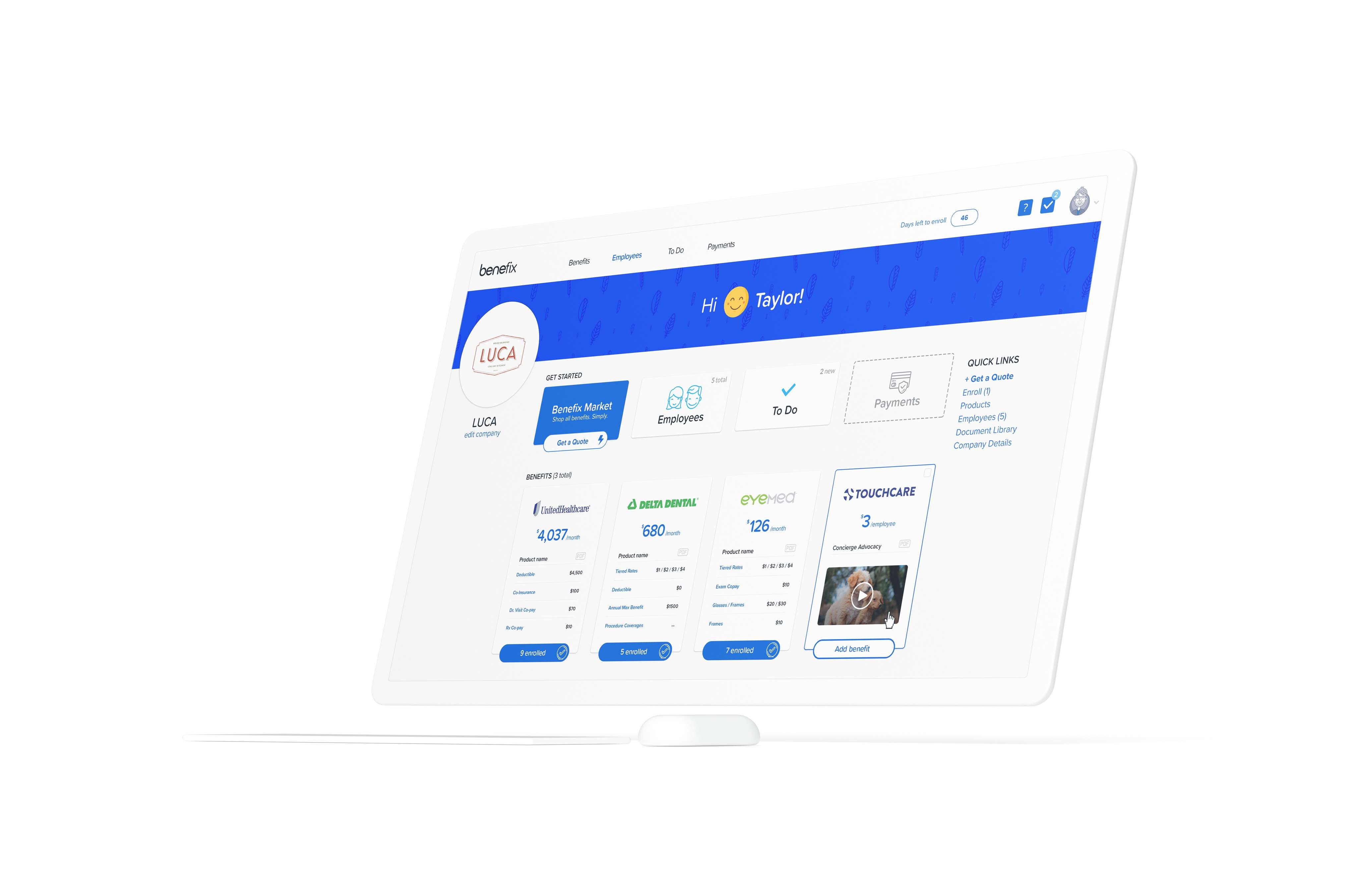 Benefix | for small business. Get a real quote and chat with a real person.